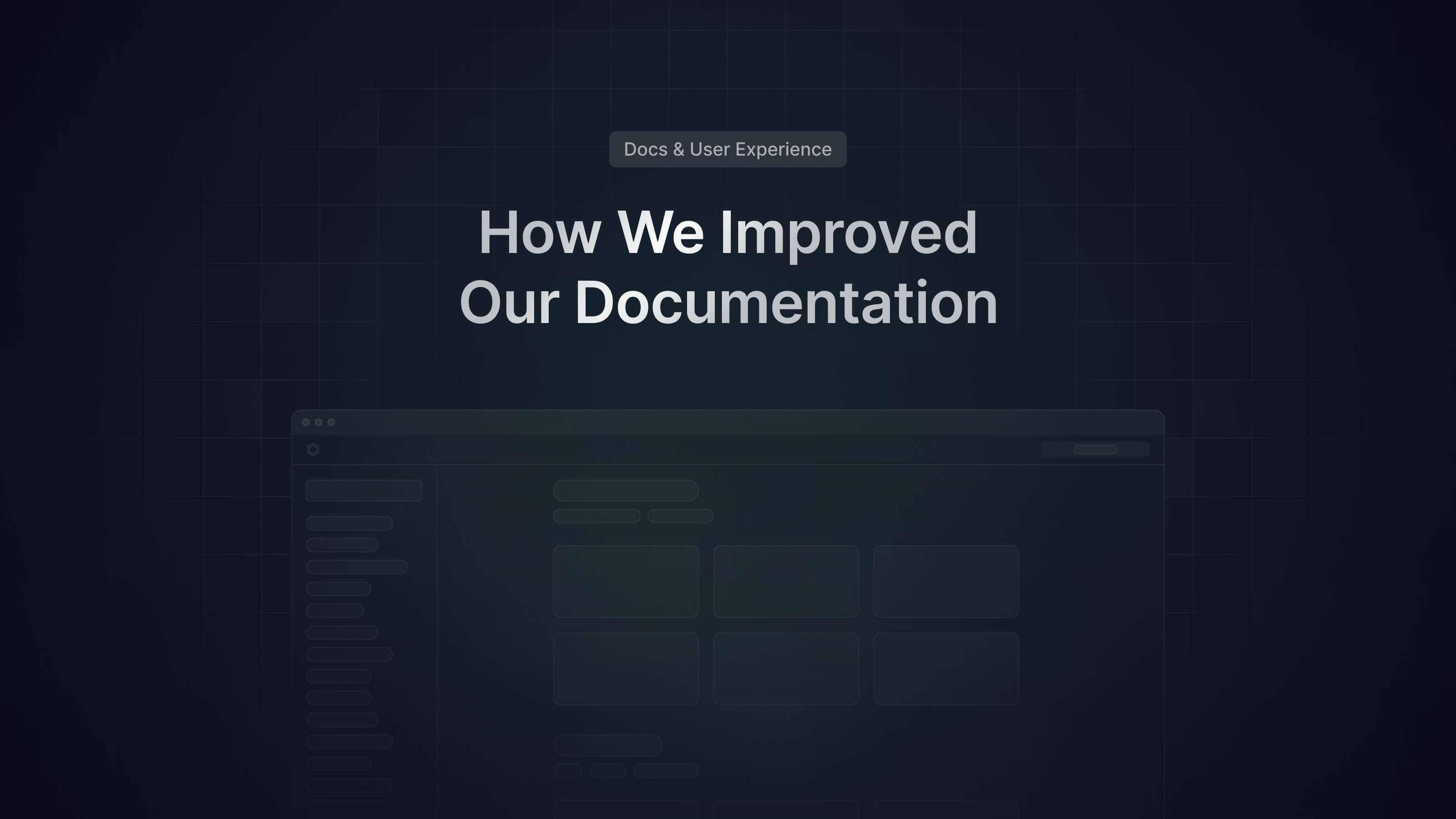 Medusa - How we improved our documentation