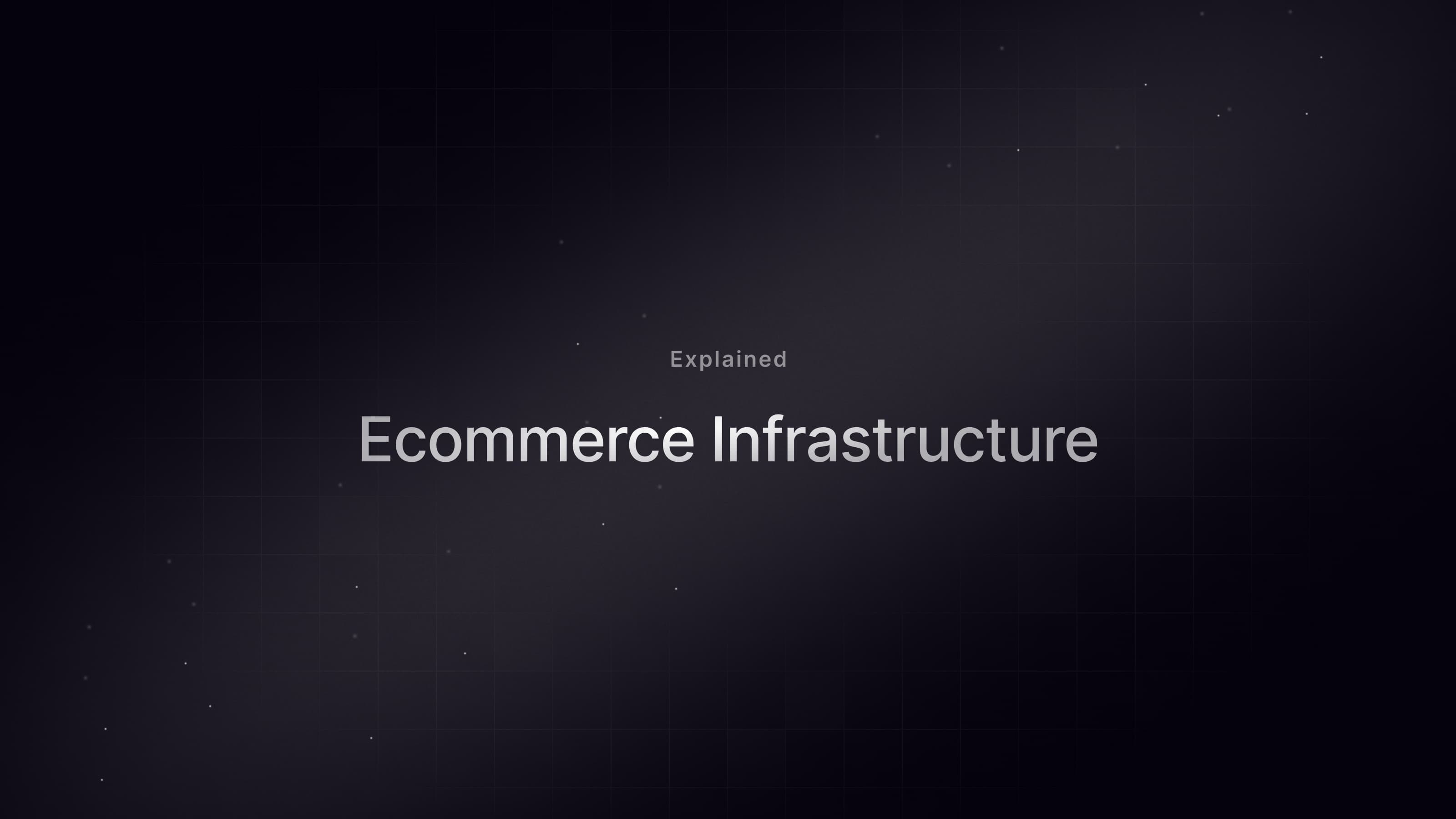 Medusa - Ecommerce Infrastructure: What is it