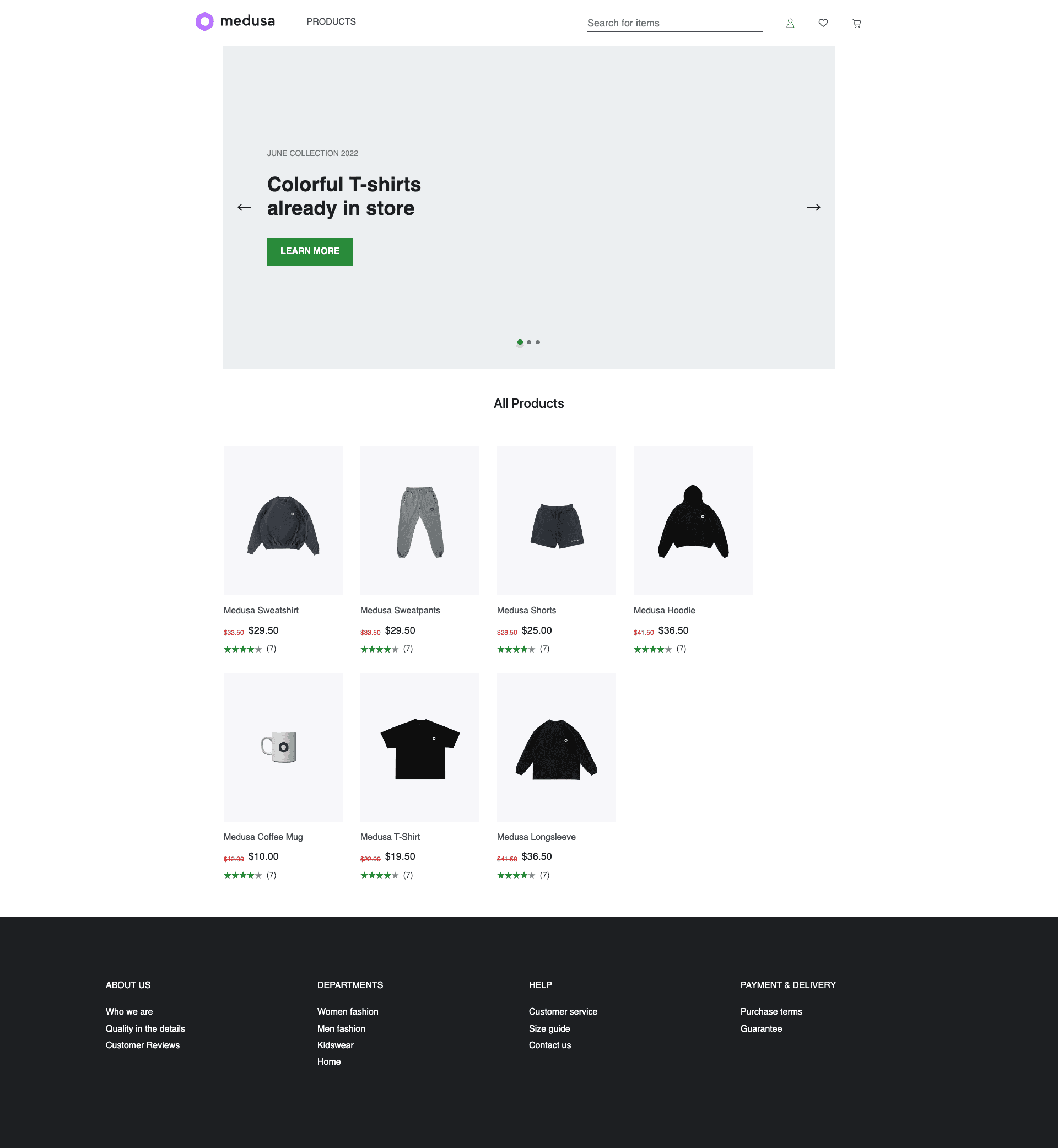 Medusa How To Create An Ecommerce Store With Medusa And Vue Storefront Ui