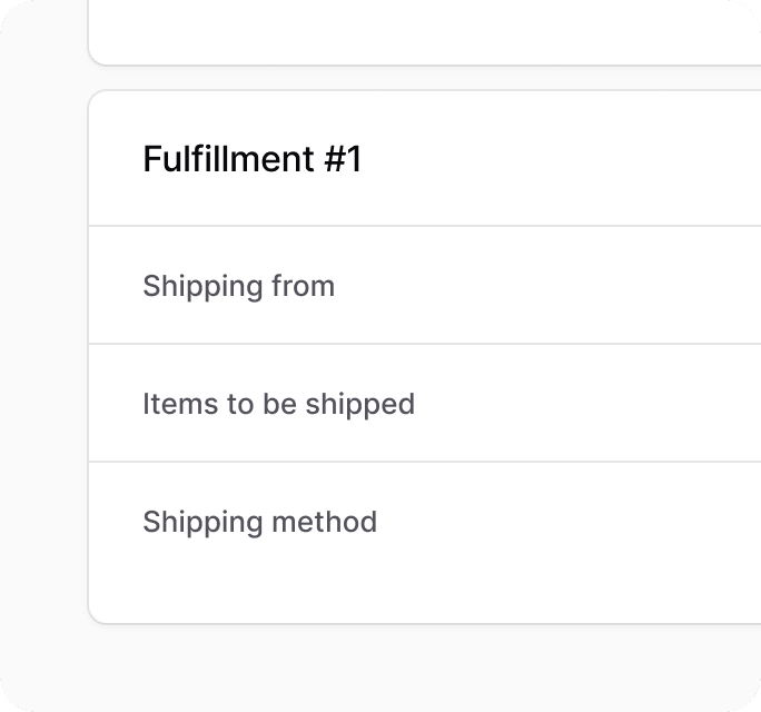 Medusa - Fulfillment Module