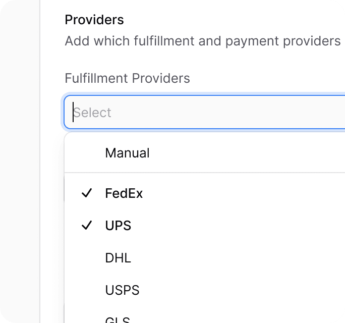 Medusa - Fulfillment Module