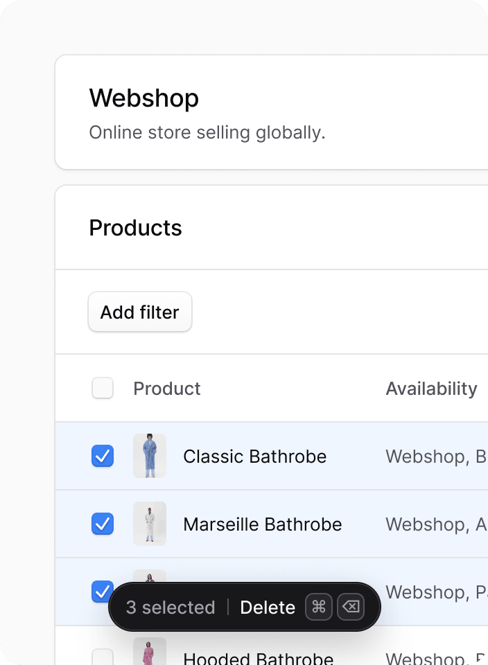 Medusa - Sales Channel Module