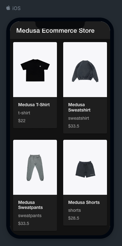 How to Create An Ecommerce App with Medusa and Ionic